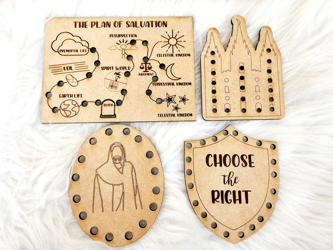 Gospel Lacing Cards Bundle: LDS Quiet Activity - Etsy