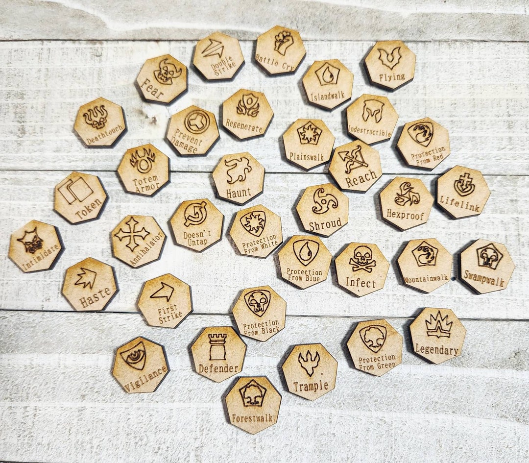 Magic the Gathering Abilities / Token Abilities / 35 Tokens MTG / Trading Card Games - Etsy