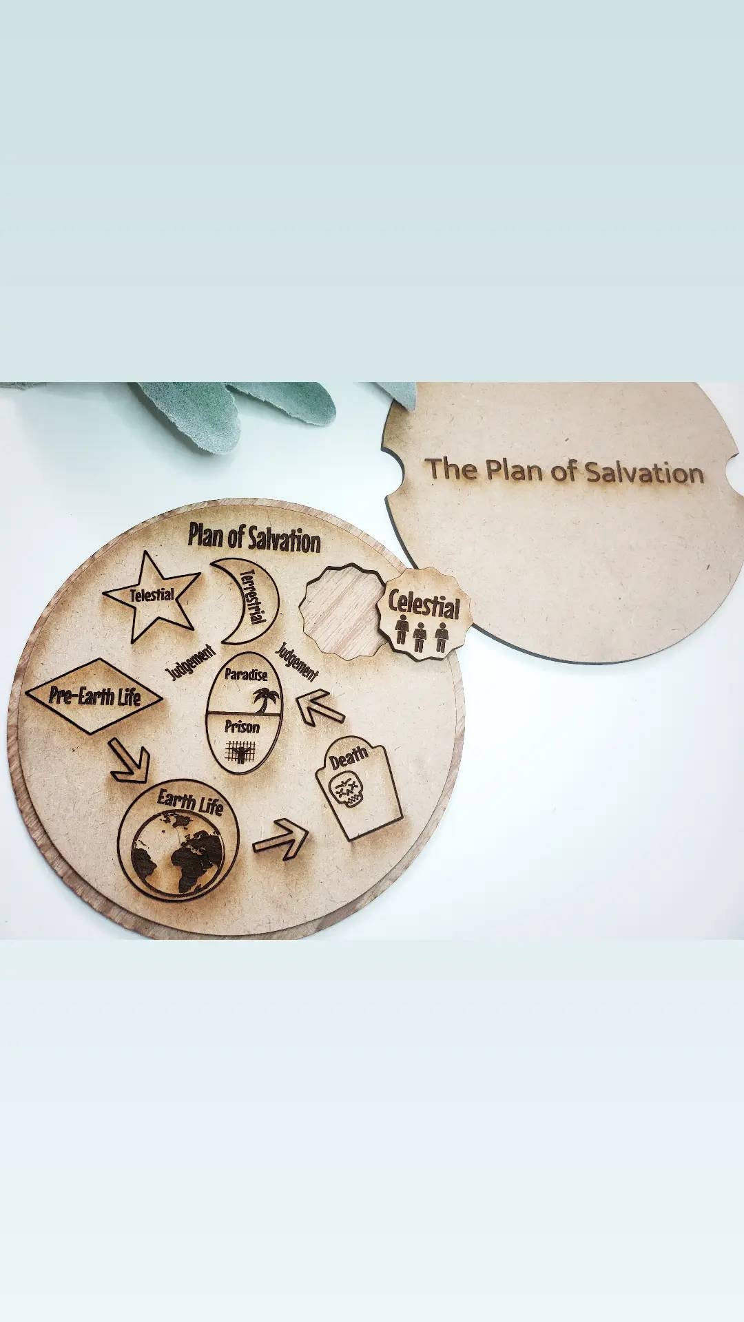 Plan of Salvation Puzzle: Laser Engraved Wooden Missionary Tool - Etsy