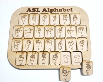 Asl Alphabet - Etsy