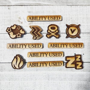 Pokemon TCG Token Set/ Full Set/ V-star Token / Ability Used Tokens ...