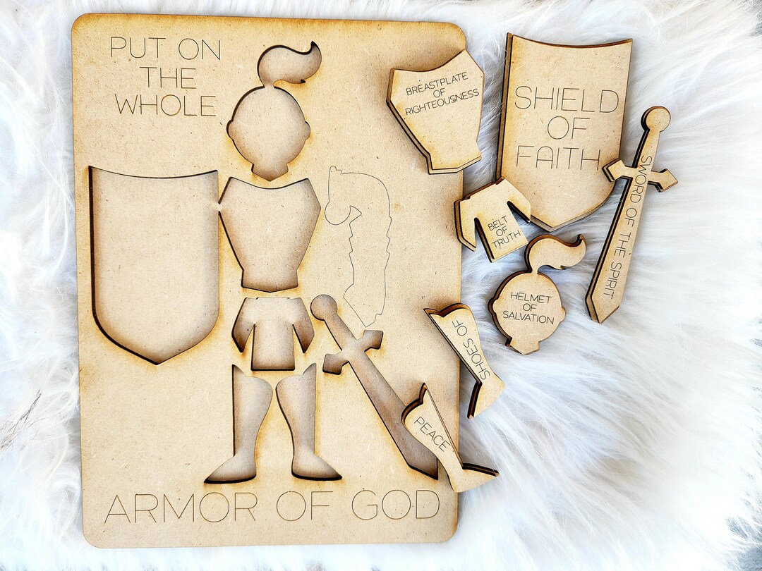 Armor of God Puzzle, Christian Puzzle, Church Tool, Church Puzzle, Kids ...