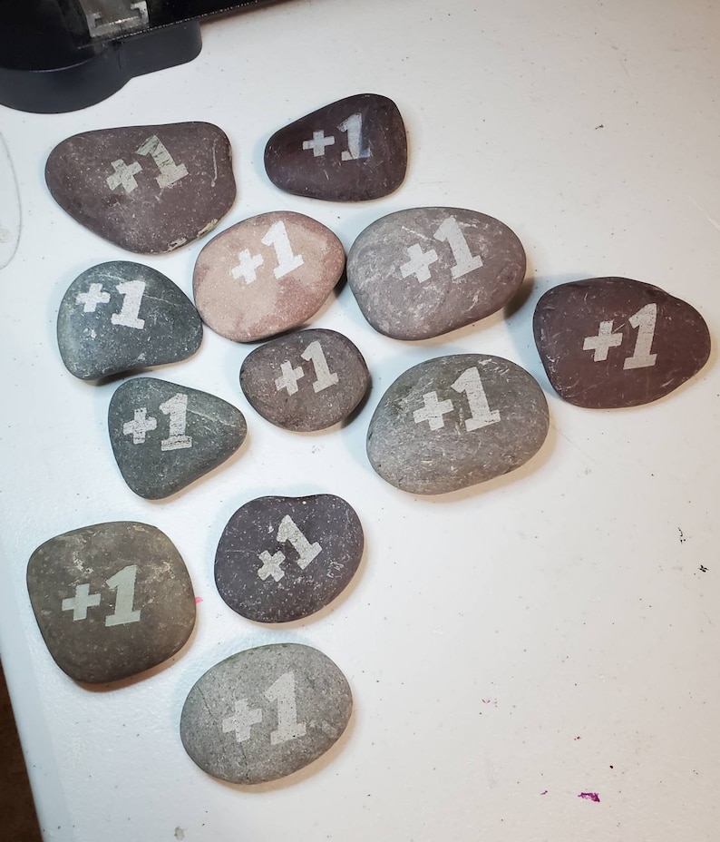 Custom Design Engraved River Rock - Single Stone - Multiple Stones ...