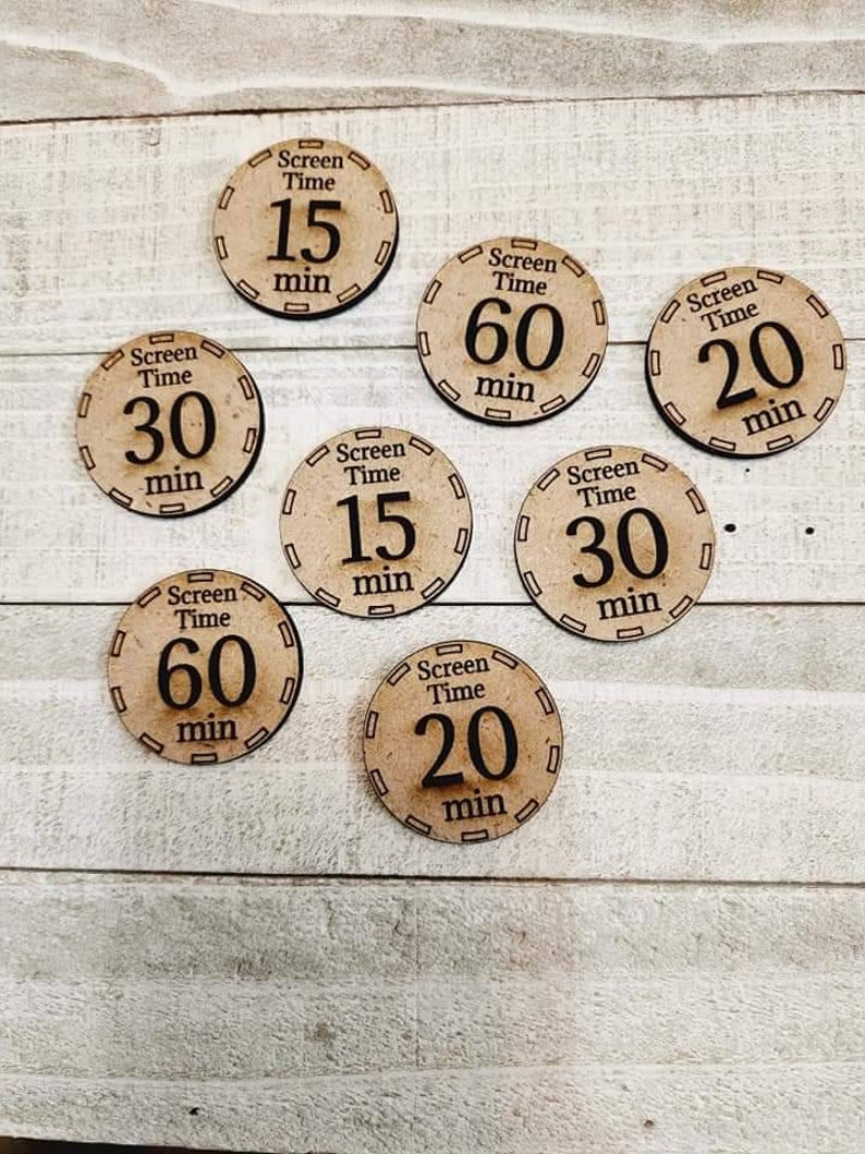 Laser Engraved Wooden Tokens: Custom Party & Wedding Favors (2 Inch) - Etsy