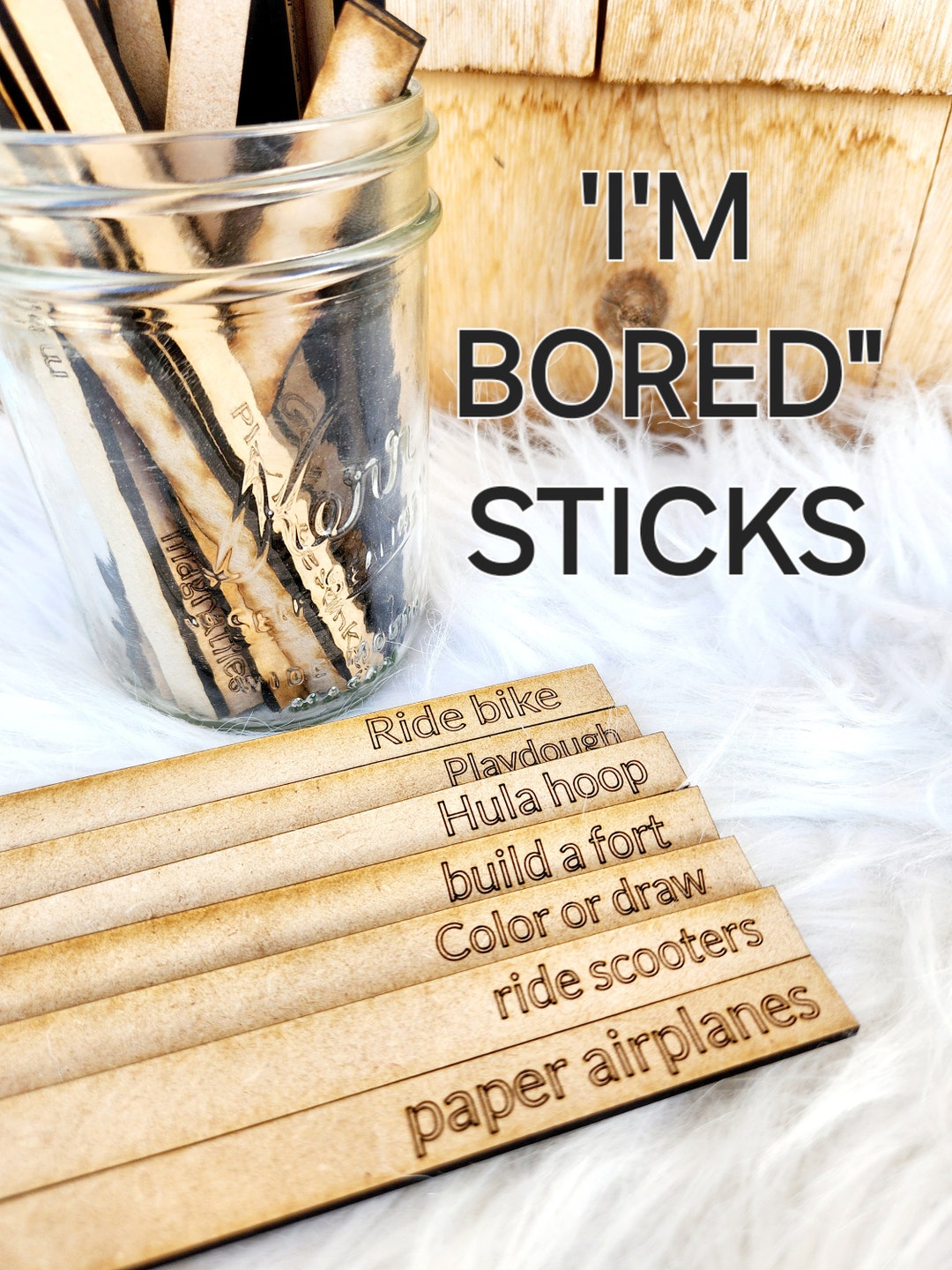 I'm Bored Sticks, Summer Fun, Children Activities, I'm Bored Jar ...