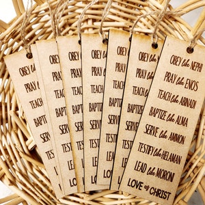 Book of Mormon Bookmarks, Come Follow Me, Scriptures, Scripture ...