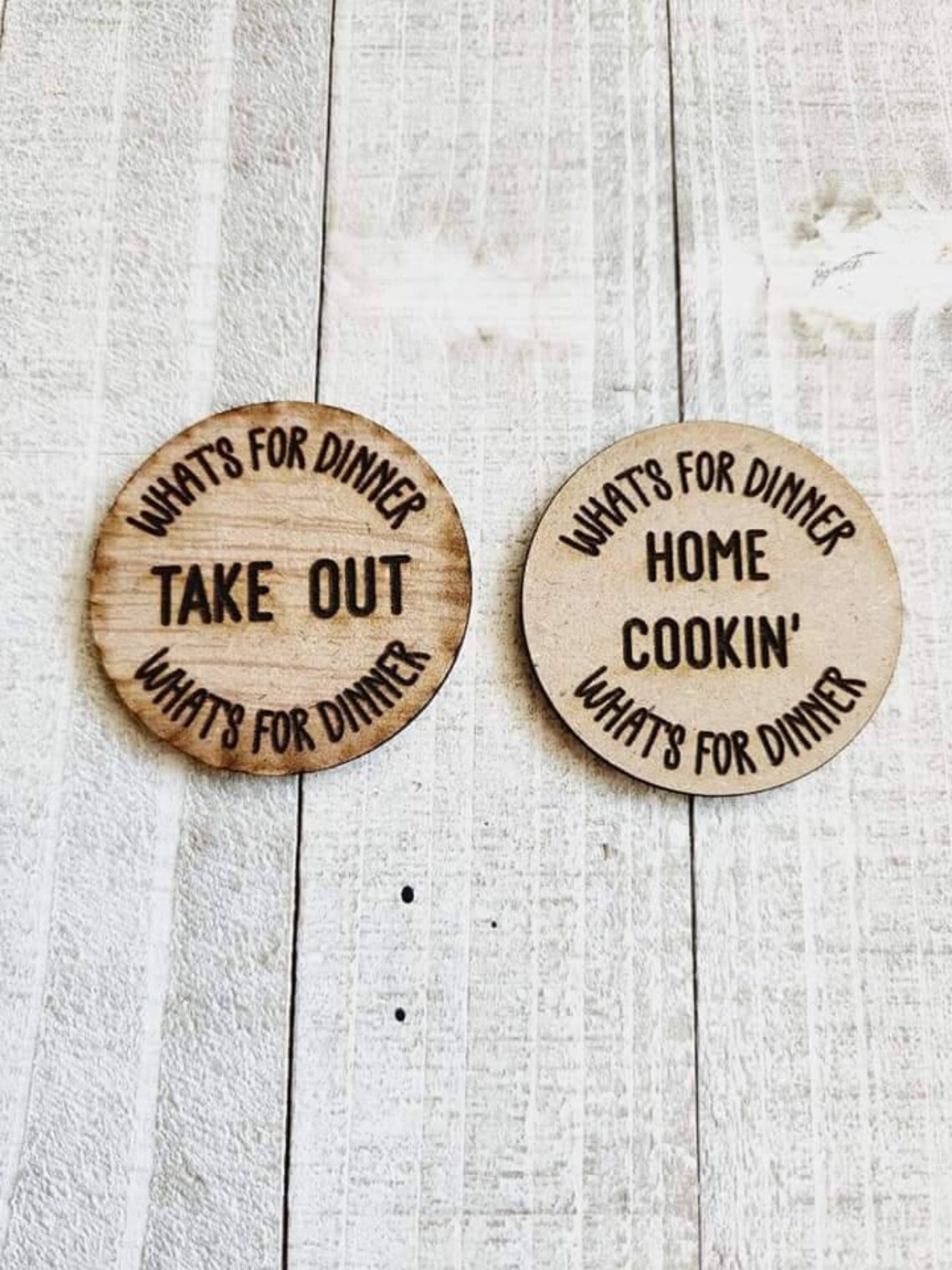 Laser Engraved Wooden Tokens: Custom Party & Wedding Favors (2 Inch) - Etsy