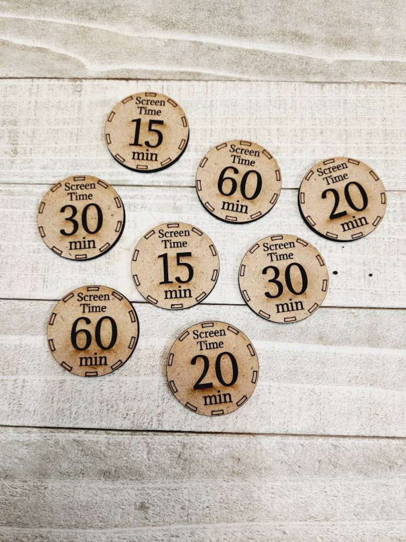 Kids Screen Time Tokens: Chores & Game Rewards - Etsy