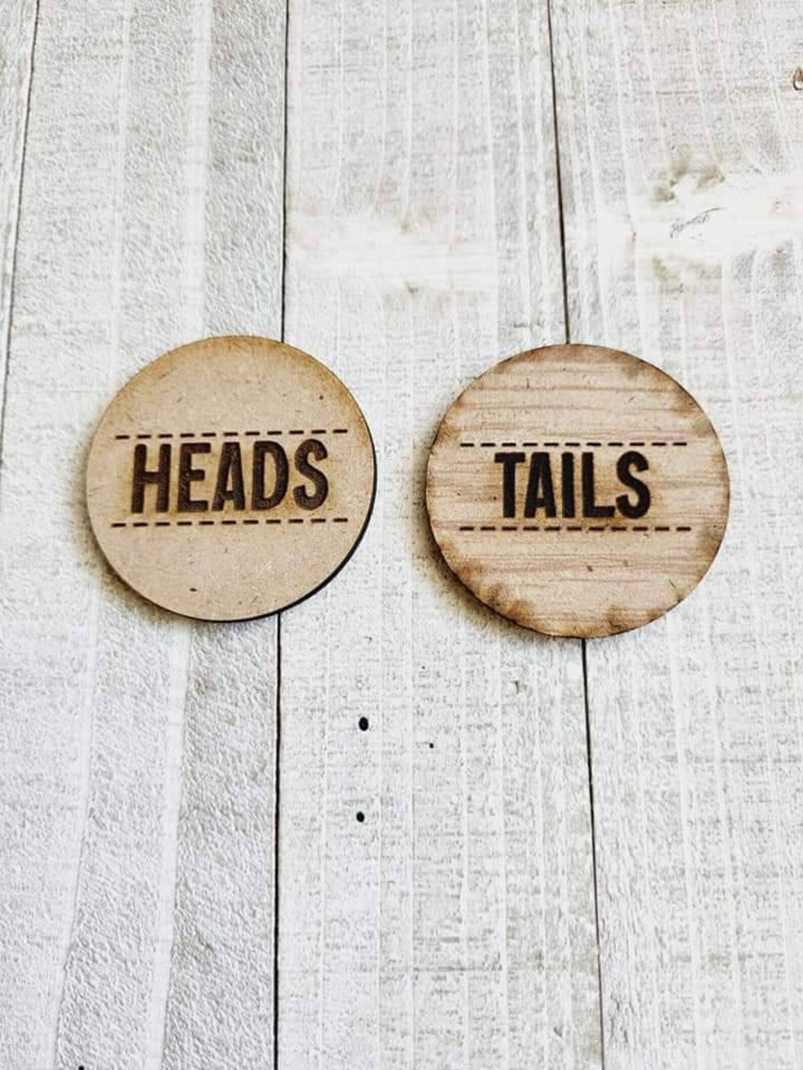 Custom Wooden Tokens 2 Inch Laser Engraved Customized - Etsy