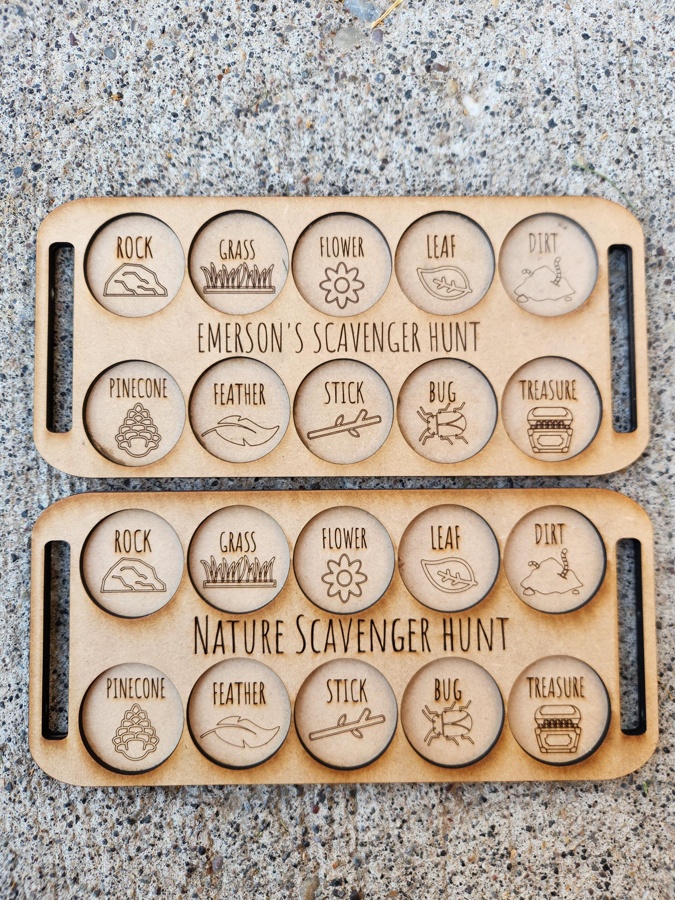 Wooden Bug Scavenger Hunt Board: Kids Outdoor Adventure - Etsy