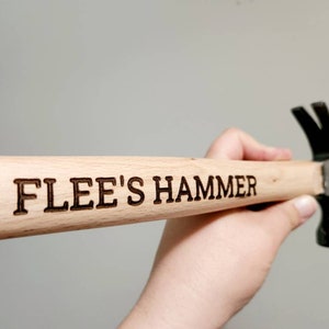 Personalized Custom Hammer/laser Engraved Hammer/father's Day Gift ...