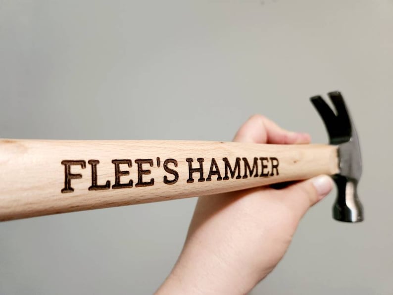 Personalized Custom Hammer/laser Engraved Hammer/father's - Etsy