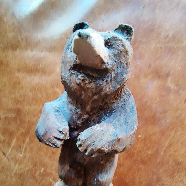 Hand Carved Bears - Etsy