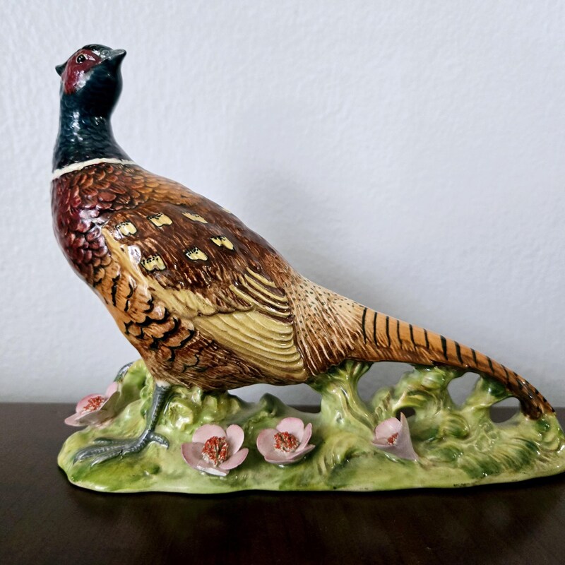 Ceramic Pheasant Figurine - Etsy