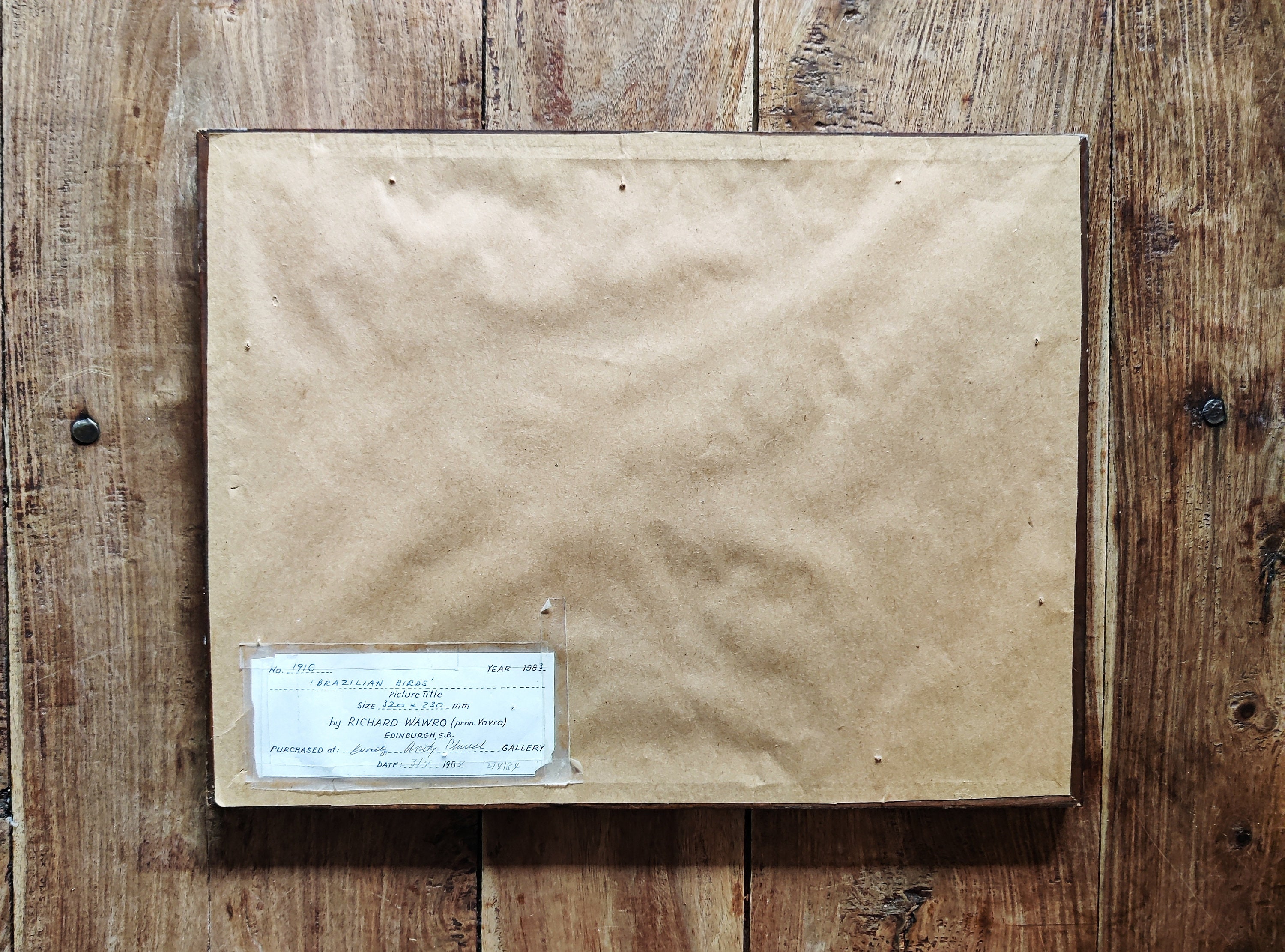 Richard Wawro Pastel Painting Original Art Wildlife Art | Etsy