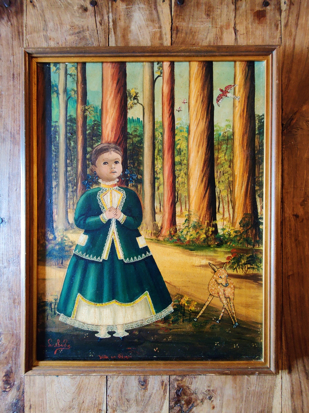 Agapito Labios Oil on Canvas Painting Original Art Mexican Art Folk Art ...