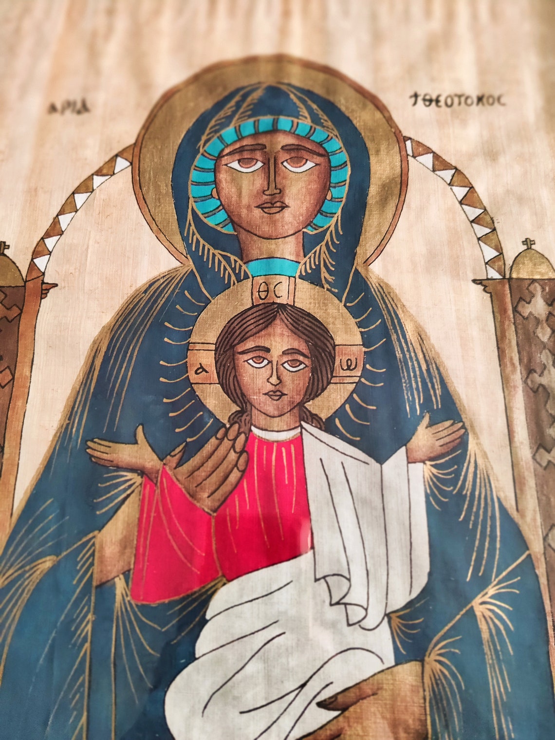 Vintage Ethiopian Coptic Painting Original Art Ethiopian Art - Etsy