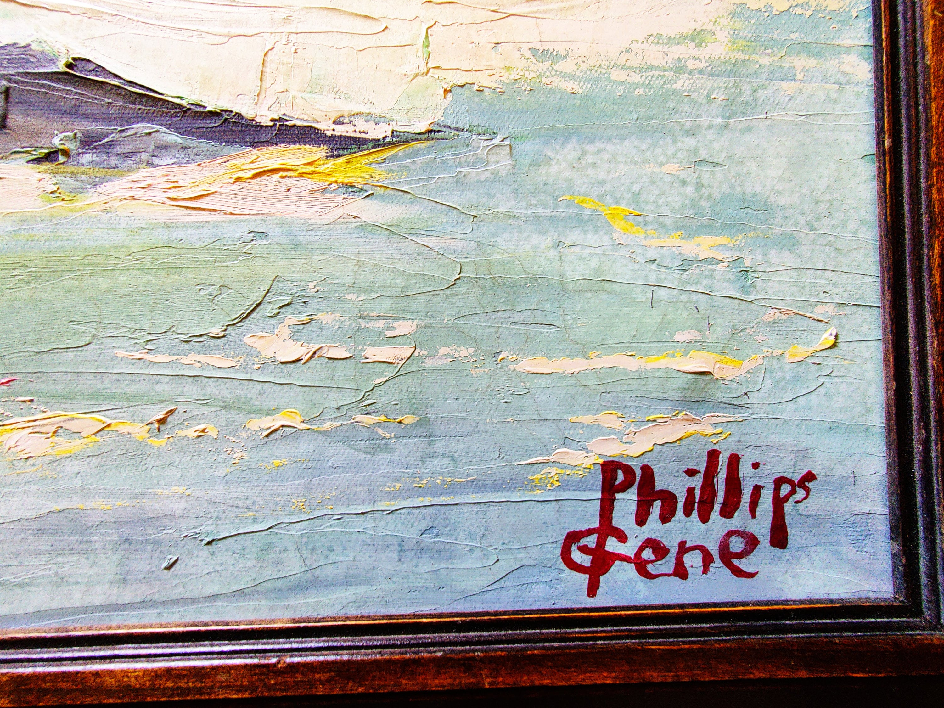 Vintage Landscape Painting by Gene Phillips Original Art | Etsy