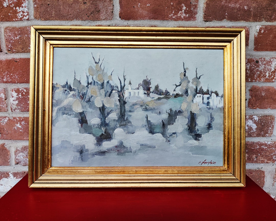 Gheorghe Constantin Oil Painting Original Art Romanian Art Gheorghe ...
