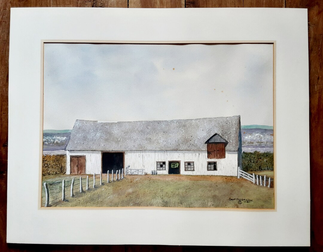 David Sanderson Watercolor Painting, Original Art, Texas Art, David ...