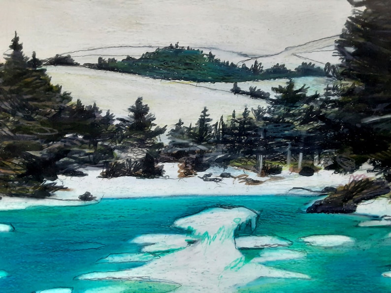 Richard Wawro Landscape Painting Original Art Richard Wawro - Etsy