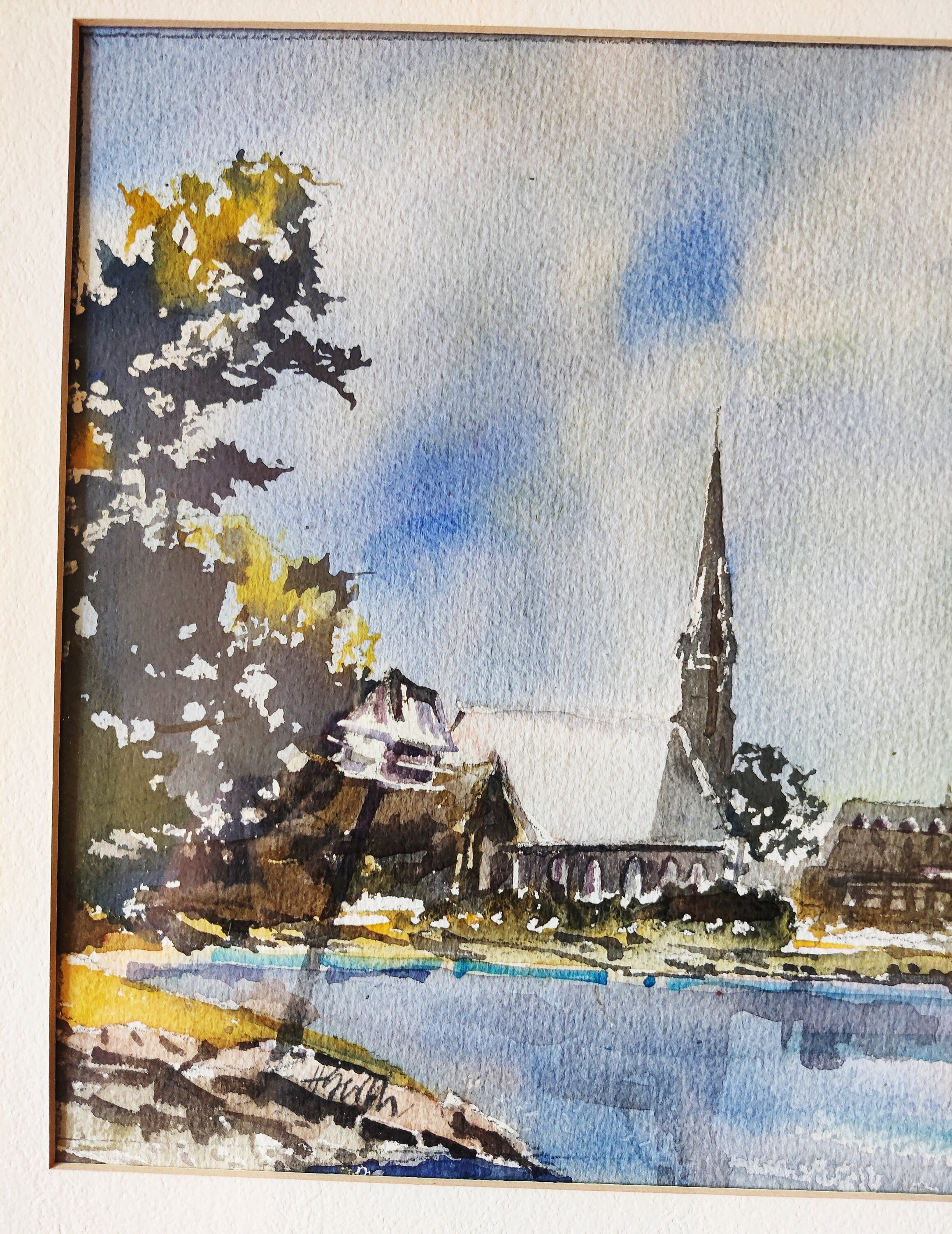 Helmut Gerth Watercolor Painting Original Art Canadian Art | Etsy