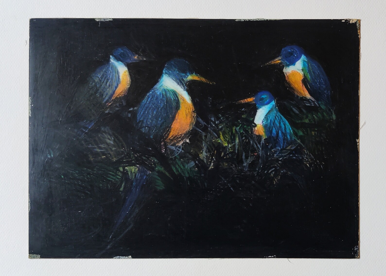 Richard Wawro Pastel Painting Original Art Wildlife Art - Etsy