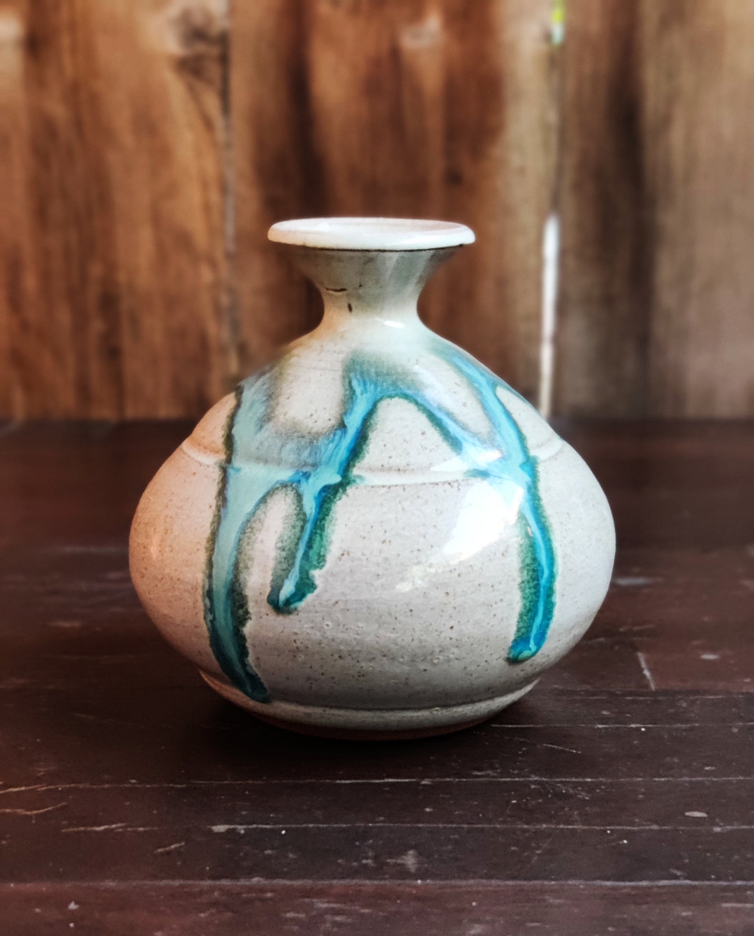 Studio Art Pottery Bulb Vase Original Art Ceramic Vase Taylor Pottery ...