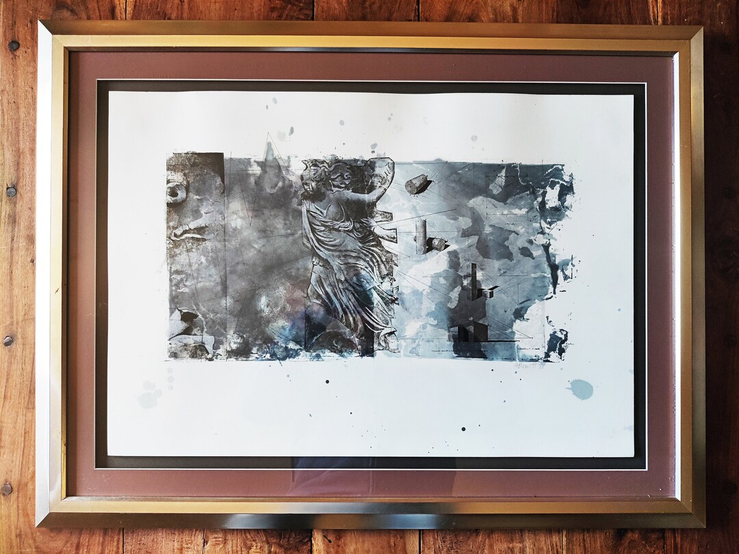 Helmut Barnett Mixed Media Painting Original Art Modern Art Abstract ...