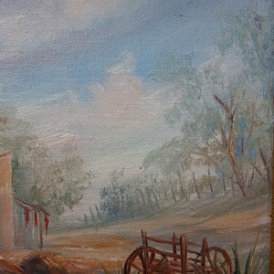 Ardyth Haecker Oil on Board Painting Texas Art Bluebonnet Painting ...