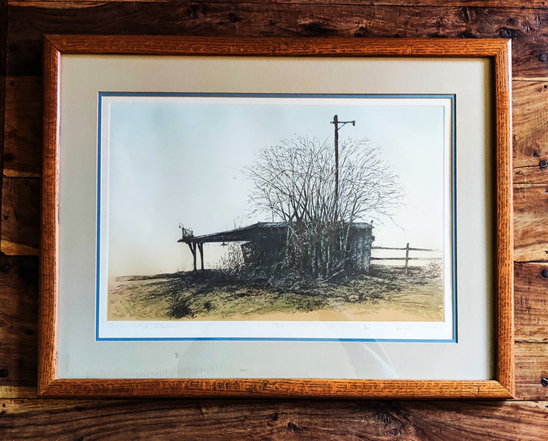 Dale Conner Colored Etching Original Art Vintage Texas Art Dale Conner ...