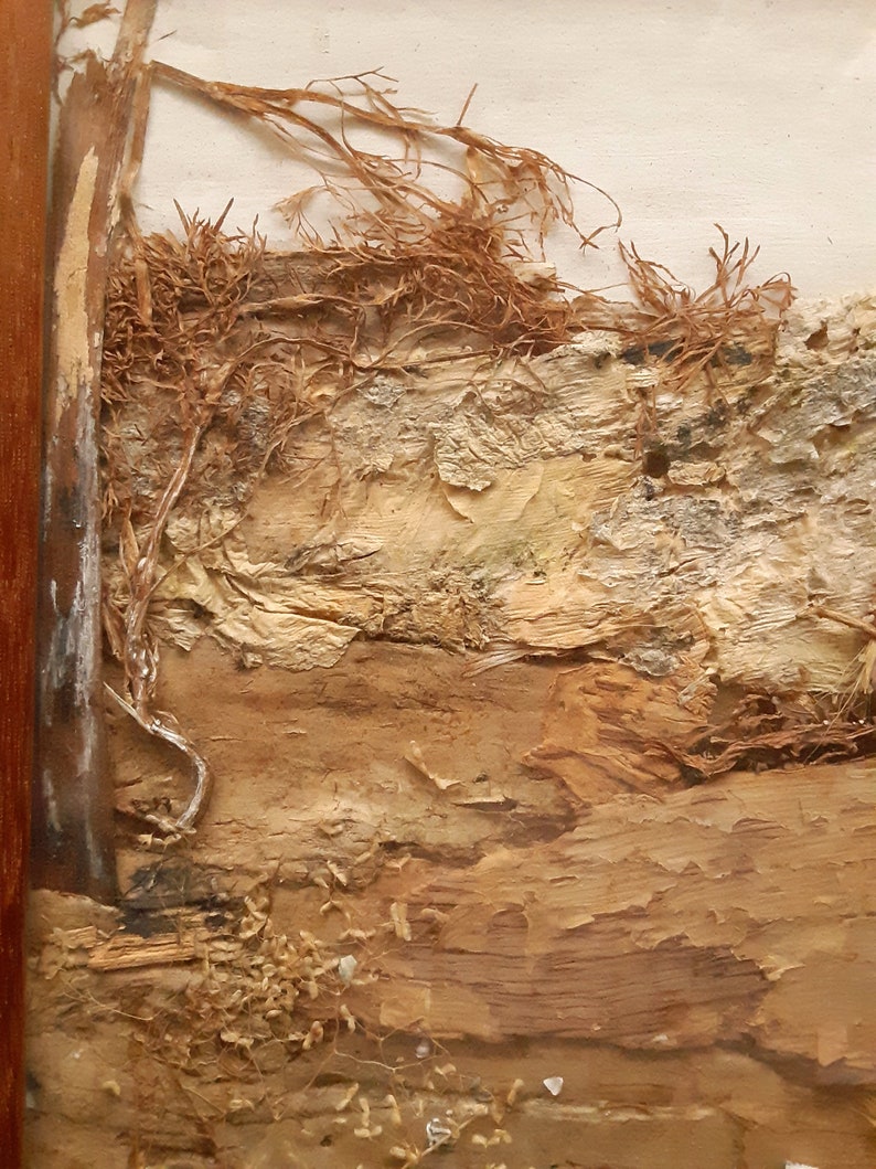 Vintage Australian Tree Bark Art by Haultain Original Art | Etsy