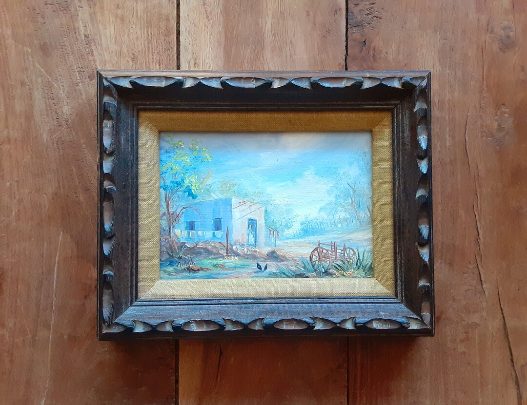 Ardyth Haecker Oil on Board Painting Texas Art Bluebonnet Painting ...