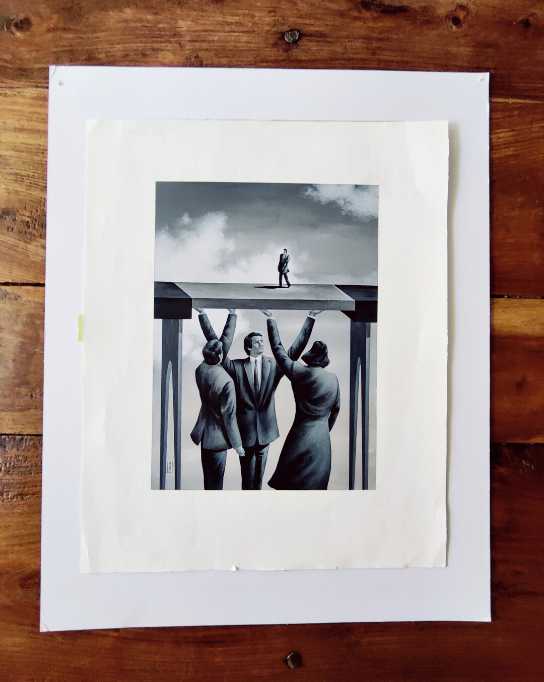 George Abe Surrealist Painting Original Art Surrealist Art George Abe ...