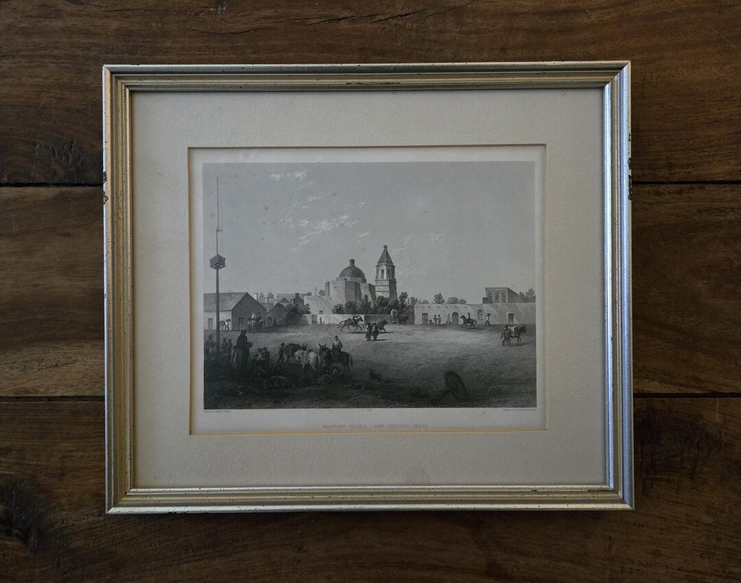 Antique Texas Engravings: Alamo & El Paso, James D. Smillie Art - Etsy