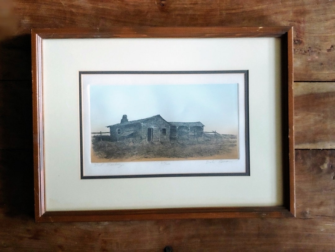 Dale Conner Etched Print, Texas Art, Southwestern Art, Dale Conner ...