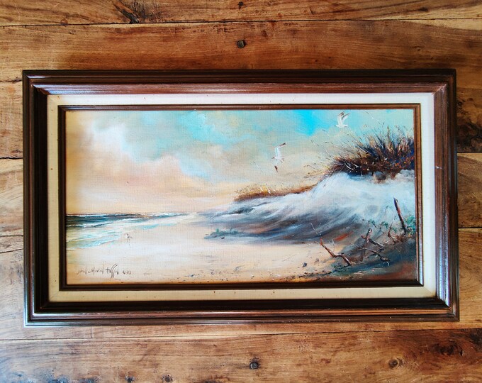 John Tassin Oil on Canvas Painting Original Art Vintage Texas Art ...
