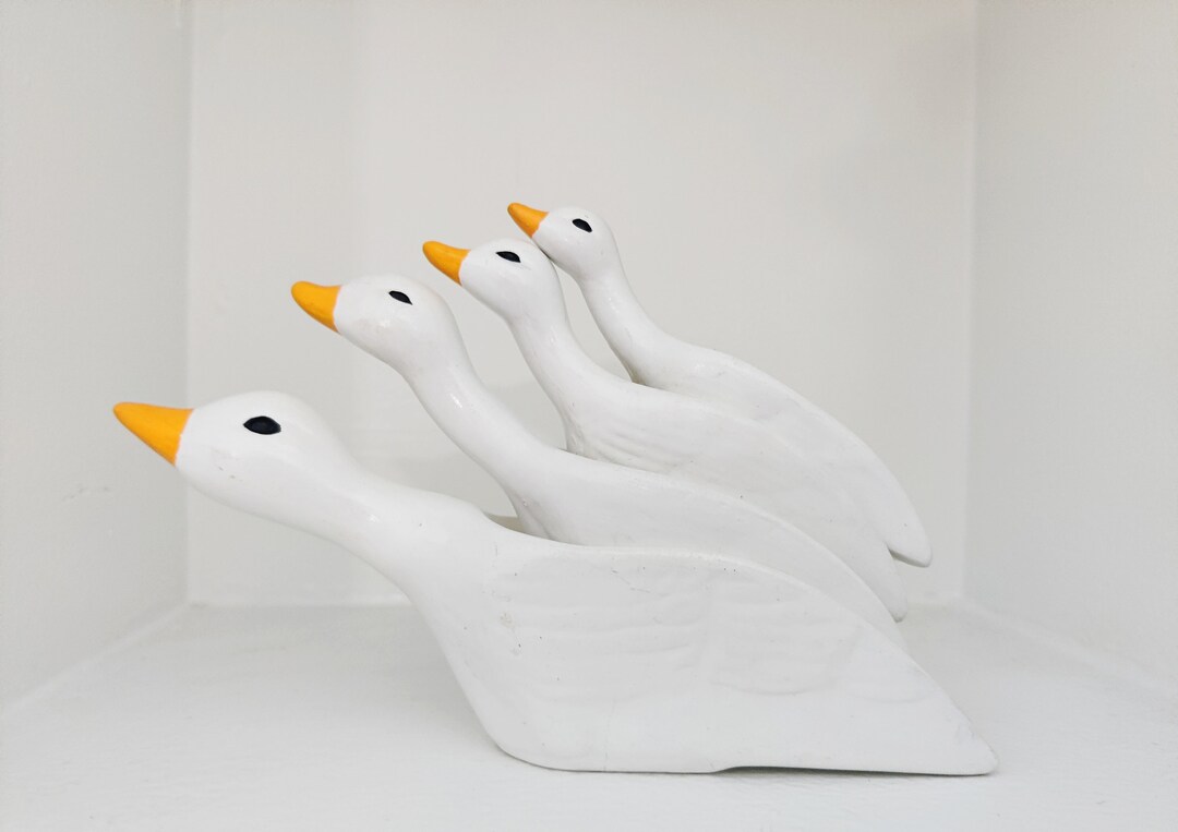 Vintage Ceramic Nesting Duck Measuring Spoons by Louisiana - Etsy UK