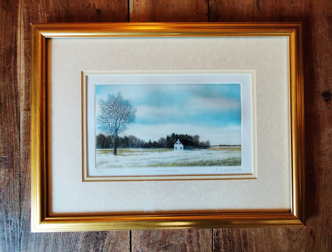 Darrell Duchene Landscape Etching Original Art Canadian Art Darrell ...