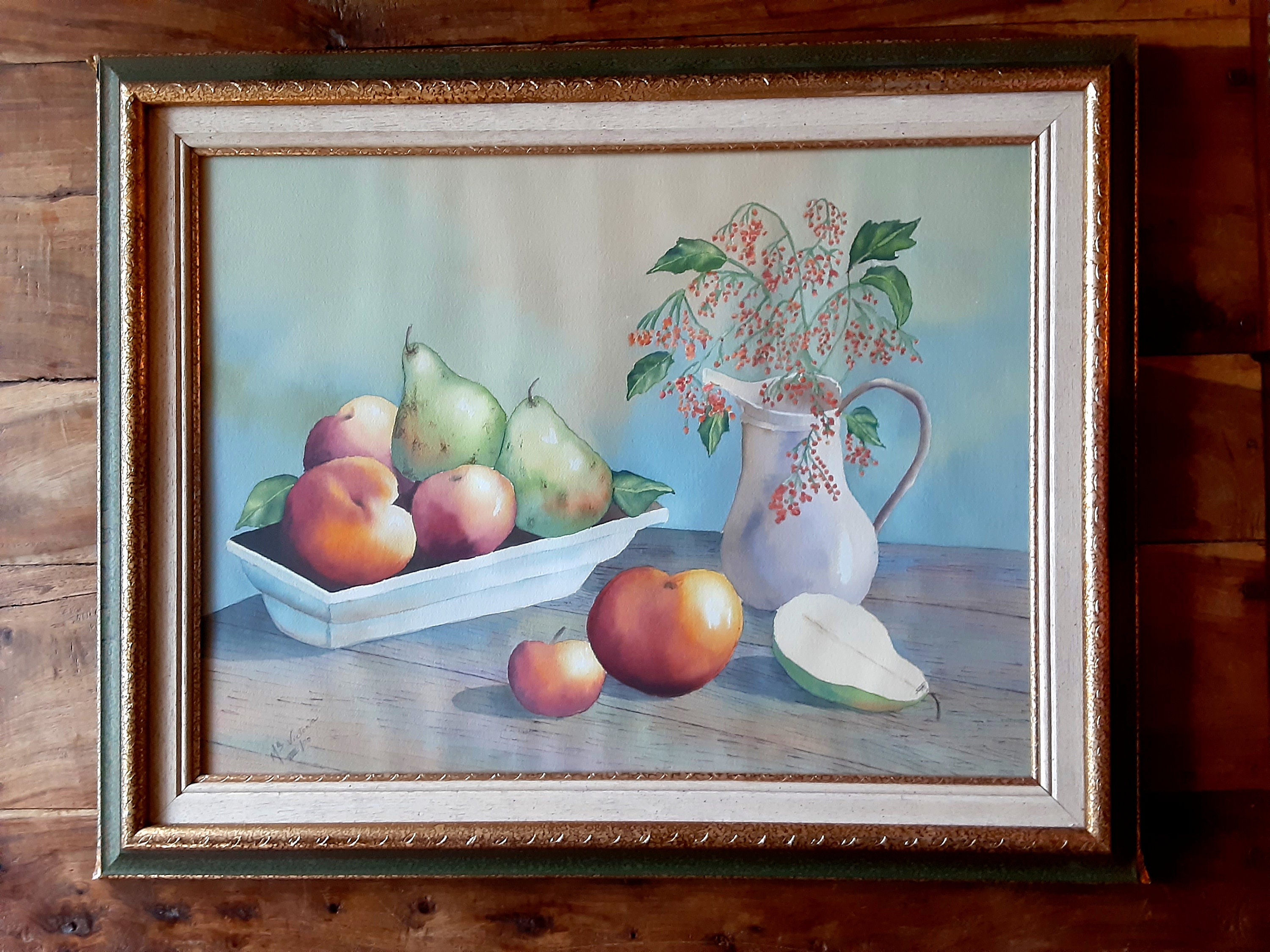 Still Life Watercolor Painting by Maria Victoria Original Art - Etsy