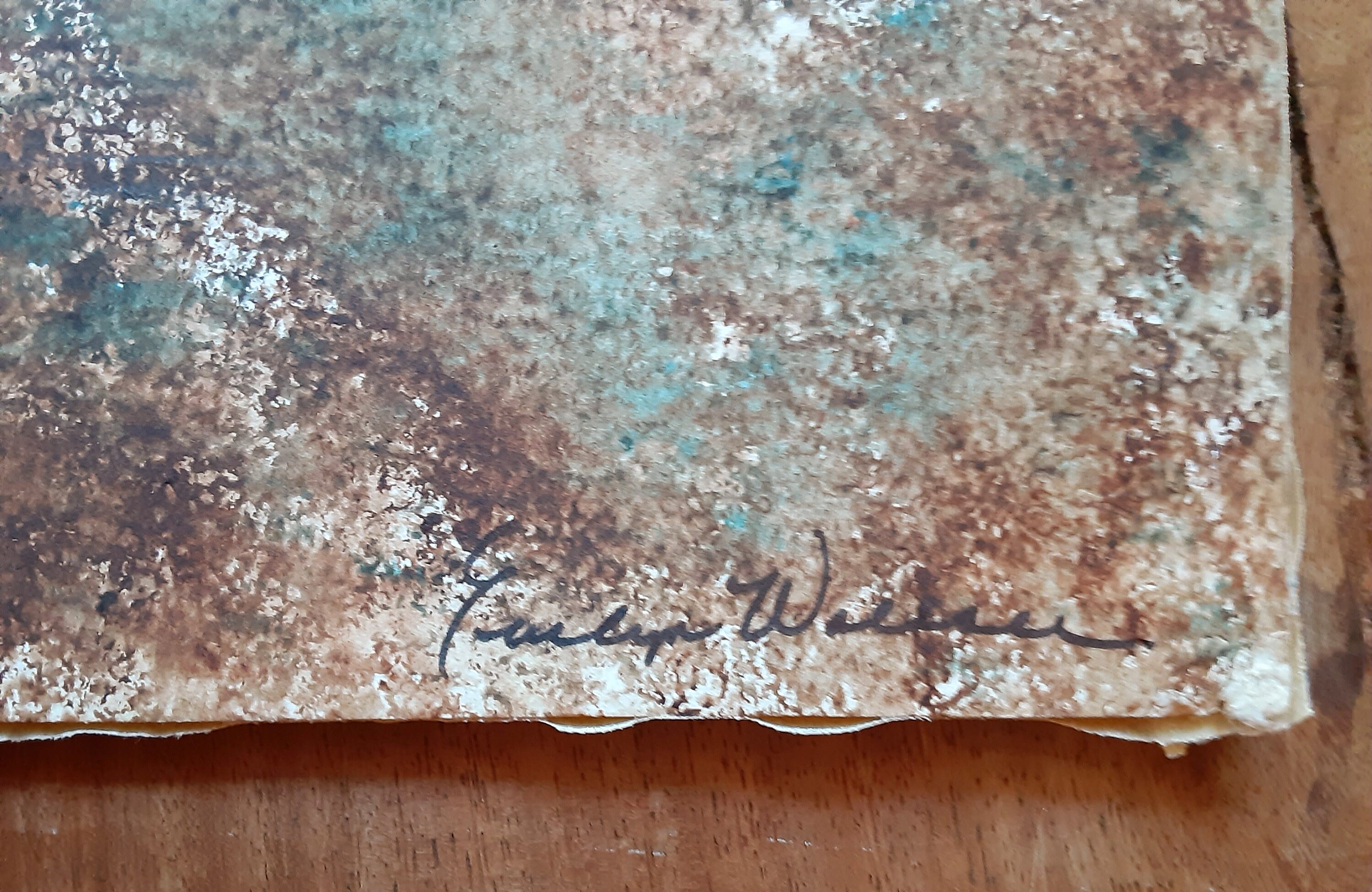 Evelyn Wallace Watercolor Painting Original Art Mid Century Art Evelyn ...