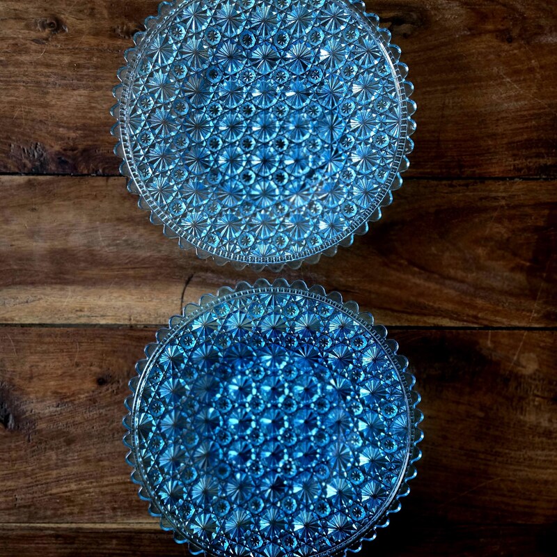 Antique Blue Plates - Etsy