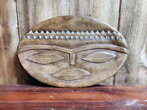 Vintage Kenyan Art Pottery Plate Original Art African Art - Etsy