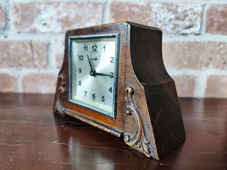 Art Deco Mantel Clock by Haller Foreign Antique Clocks German - Etsy