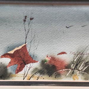 Vintage Watercolor Paintings by Phil Wilson Original Art Flower ...