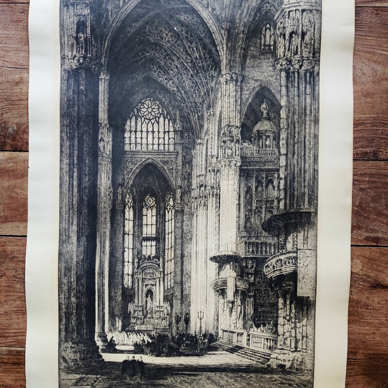 Cathedral Etching - Etsy