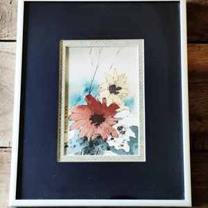 Vintage Watercolor Painting by Phil Wilson Original Art Flower ...