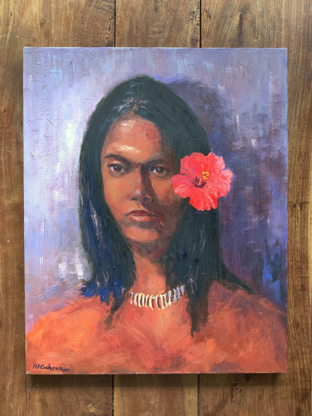 R P Cochran Oil Painting, Texas Art, Polynesian Art, Hawaiian Art, R P ...