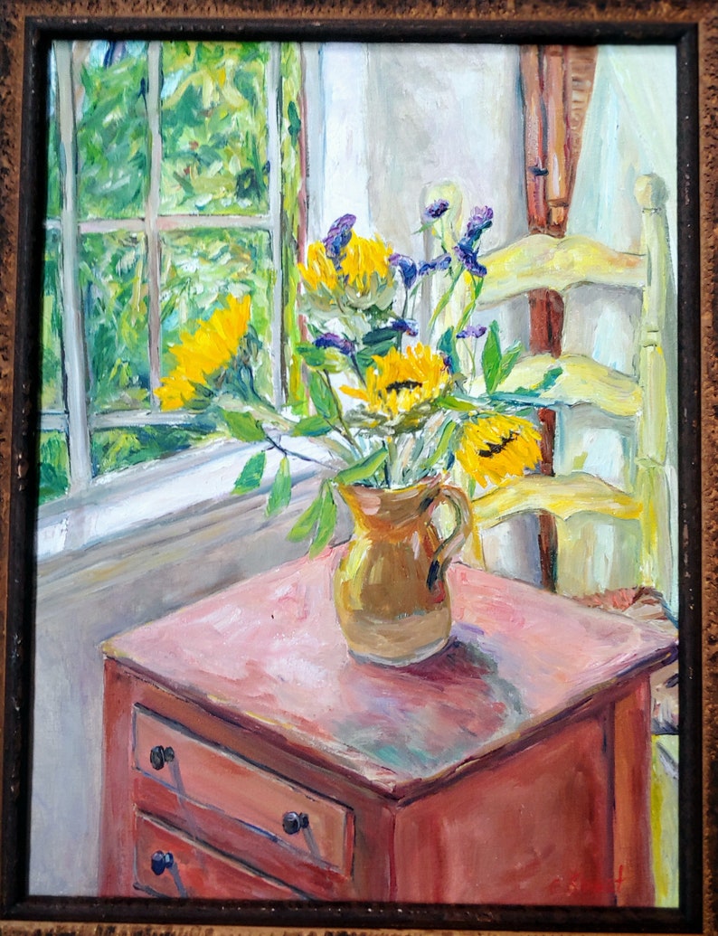 Oil on Canvas Painting by Charles Sweet Original Painting - Etsy