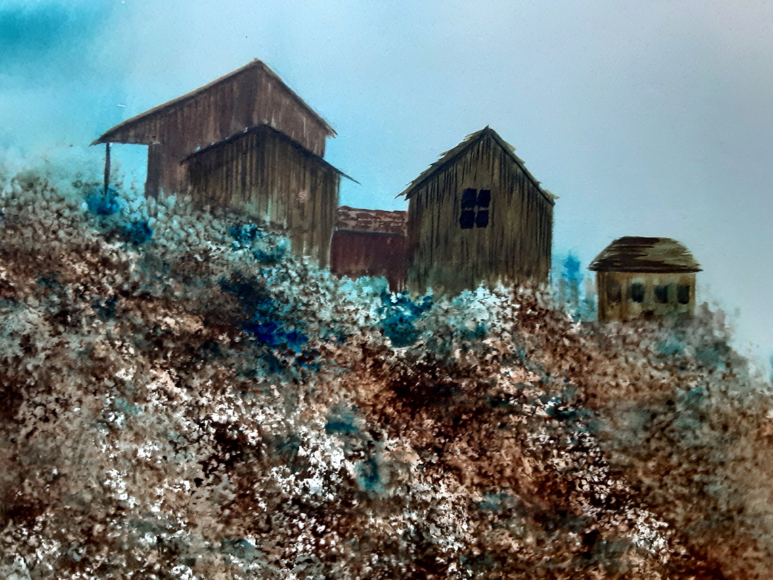 Evelyn Wallace Watercolor Painting Original Art Mid Century Art Evelyn ...